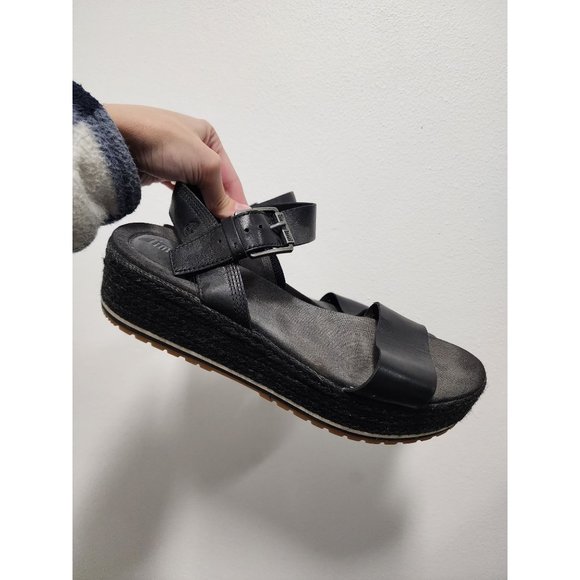 Timberland | Shoes | Timberland Santorini Black Sun Strappy Platform ...